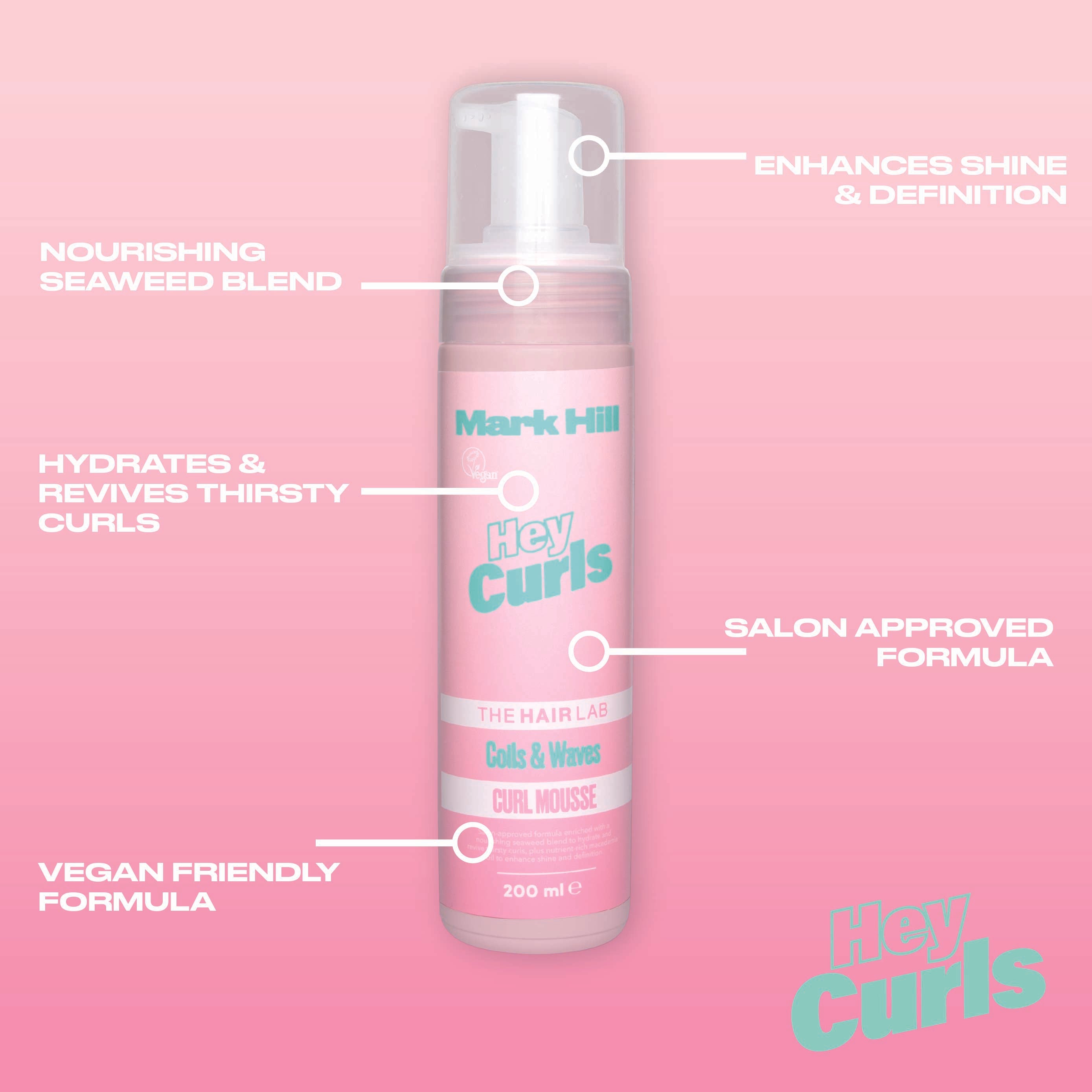 Hey Curls Curl Mousse 200ml